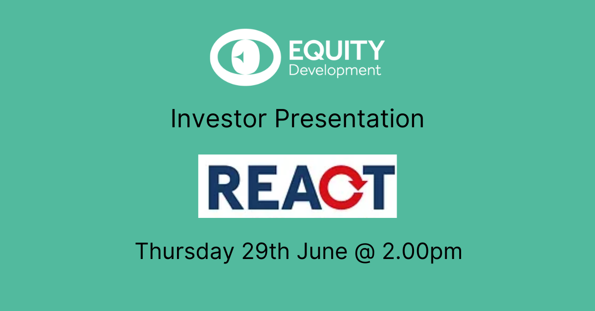 REACT Group plc (AIM: REAT), the leading specialist cleaning, hygiene, and decontamination ...